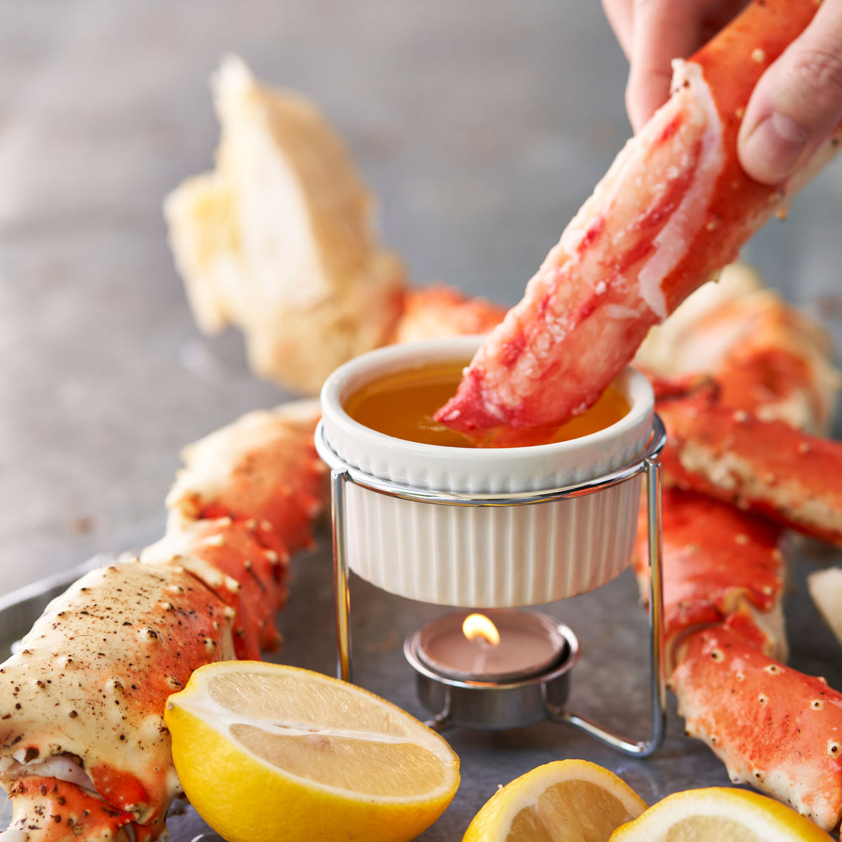Butter Warmer with Ramekin | Alaskan King Crab Co.