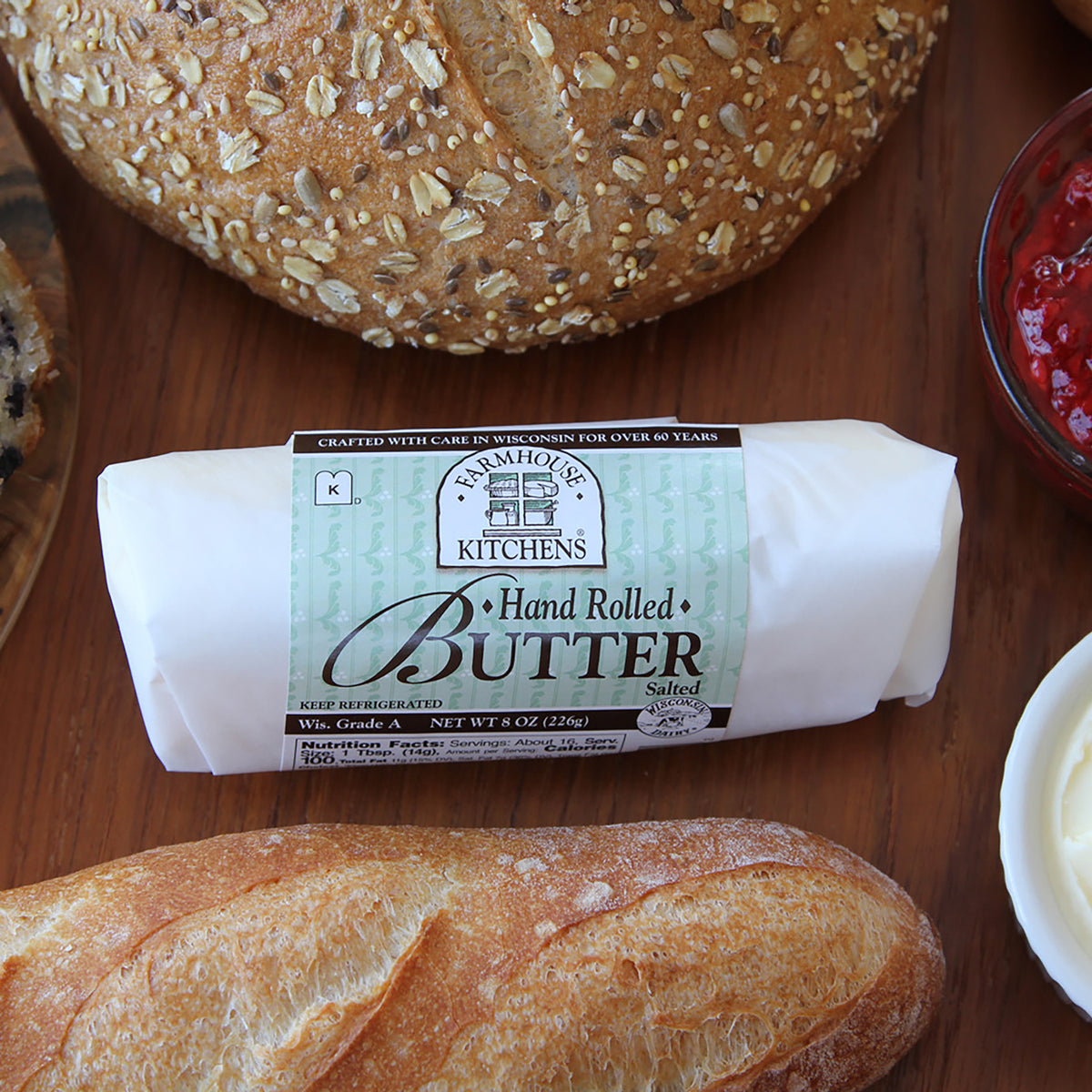 Rolled Butter | Churned the Old Fashioned Way – Alaskan King Crab Co.