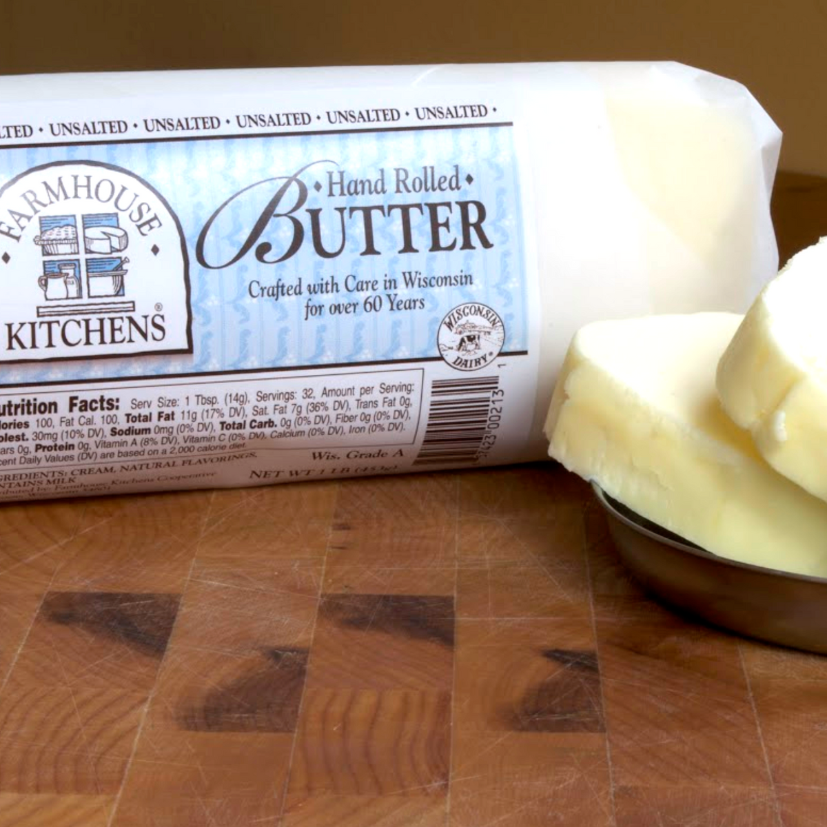 Rolled Butter | Churned the Old Fashioned Way – Alaskan King Crab Co.